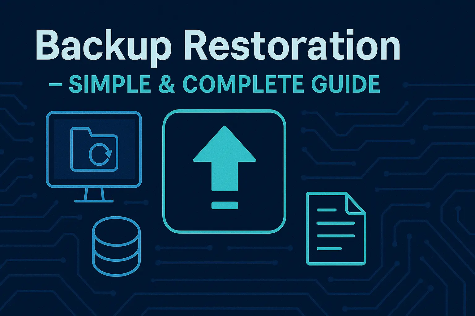 Backup Restoration — Simple & Complete Guide - Sharedlicense